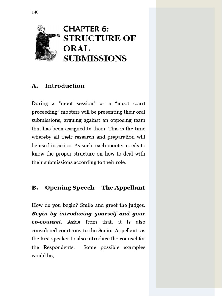 Structure of Oral Submissions in Court | PDF | Clothing | Fashion