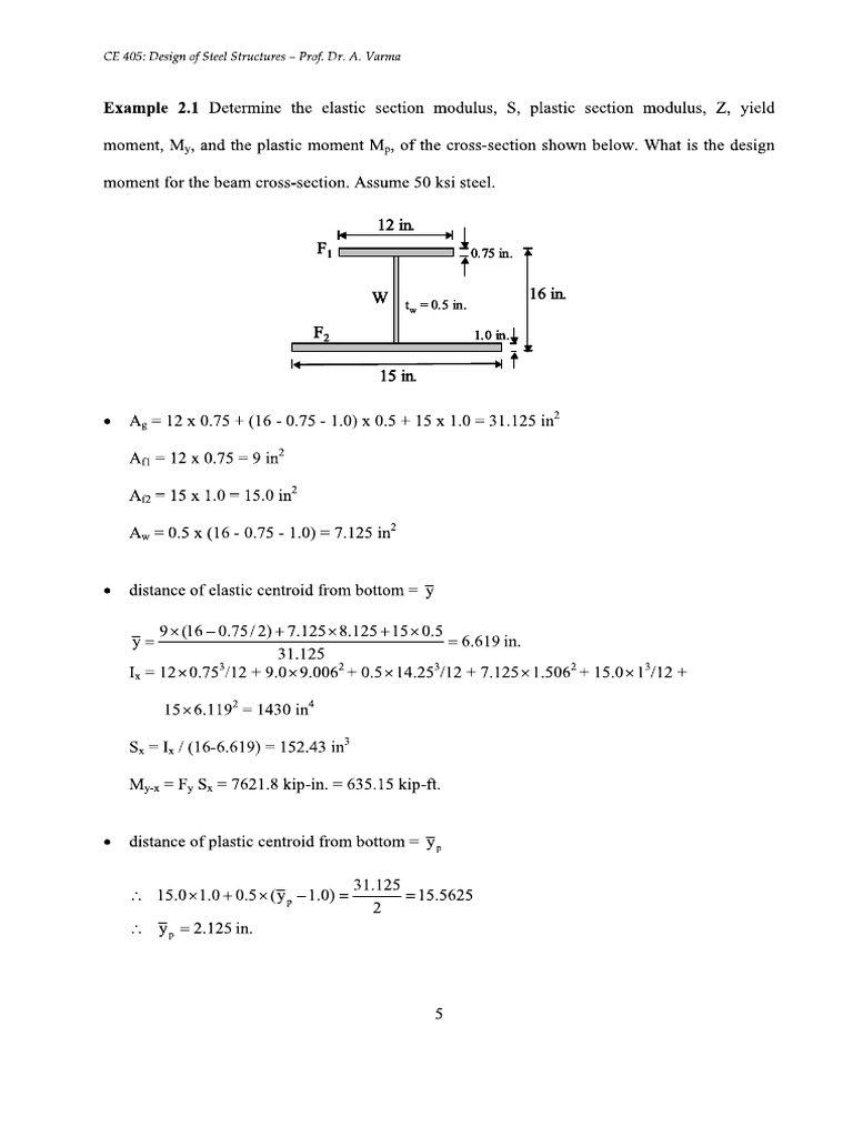 Beam Design Cal | PDF