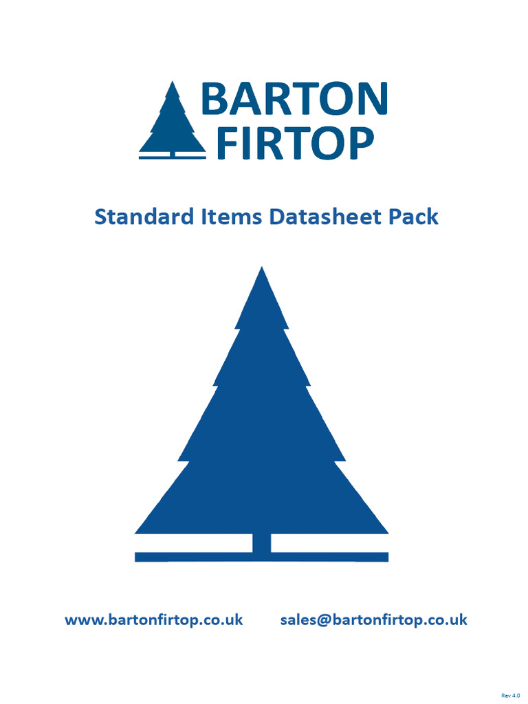 Barton Firtop Datasheet Pack Rev 4 | Download Free PDF | Steel ...