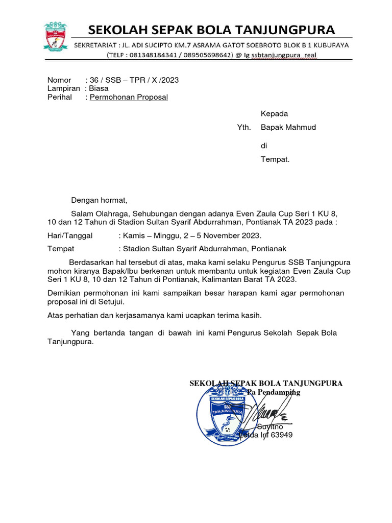 Proposal Pak Mahmud | PDF