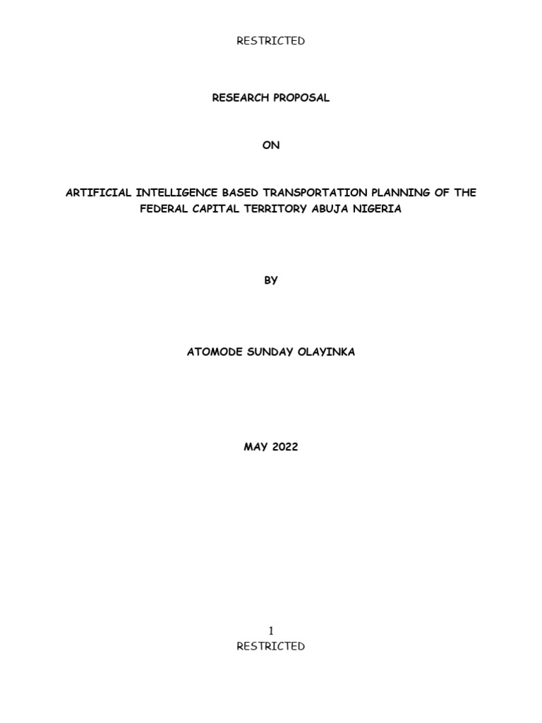 Research Proposal | PDF | Artificial Intelligence | Intelligence (AI) & Semantics