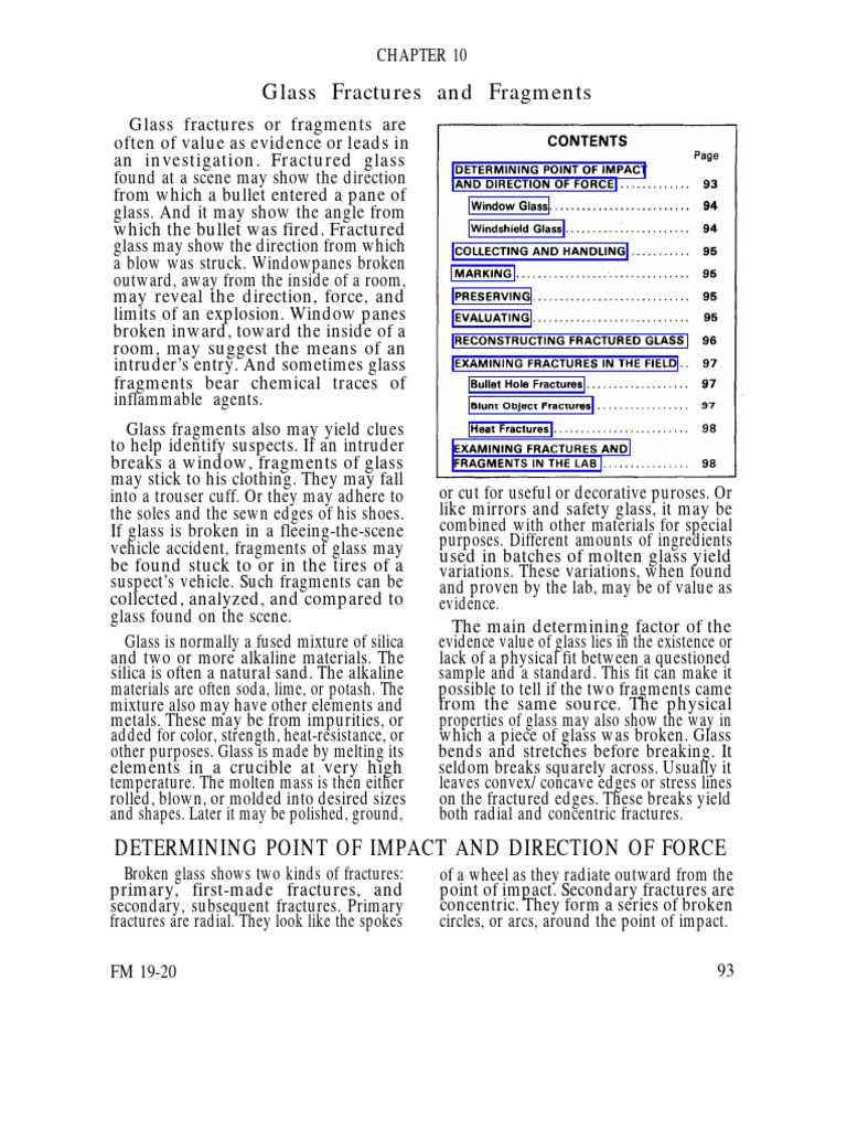 Glass Fractures and Fragments | PDF | Fracture | Glasses