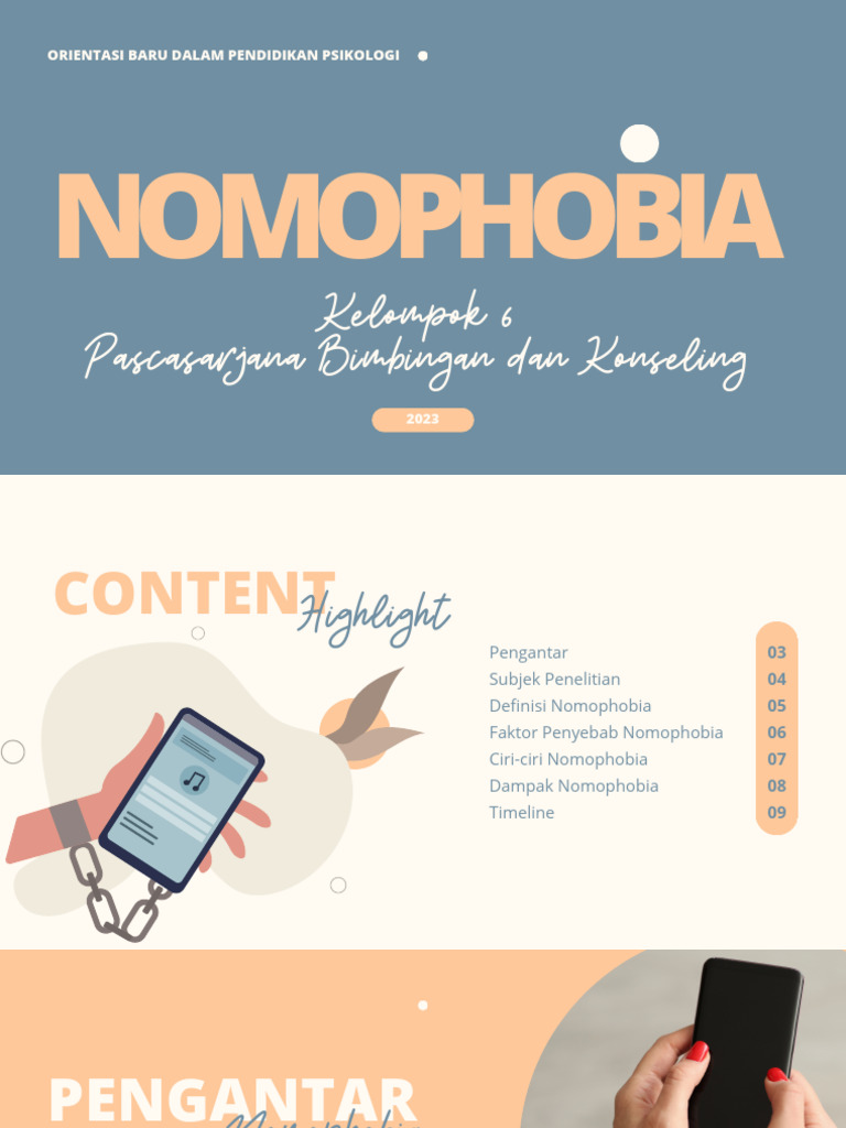 Nomophobia Presentation | PDF
