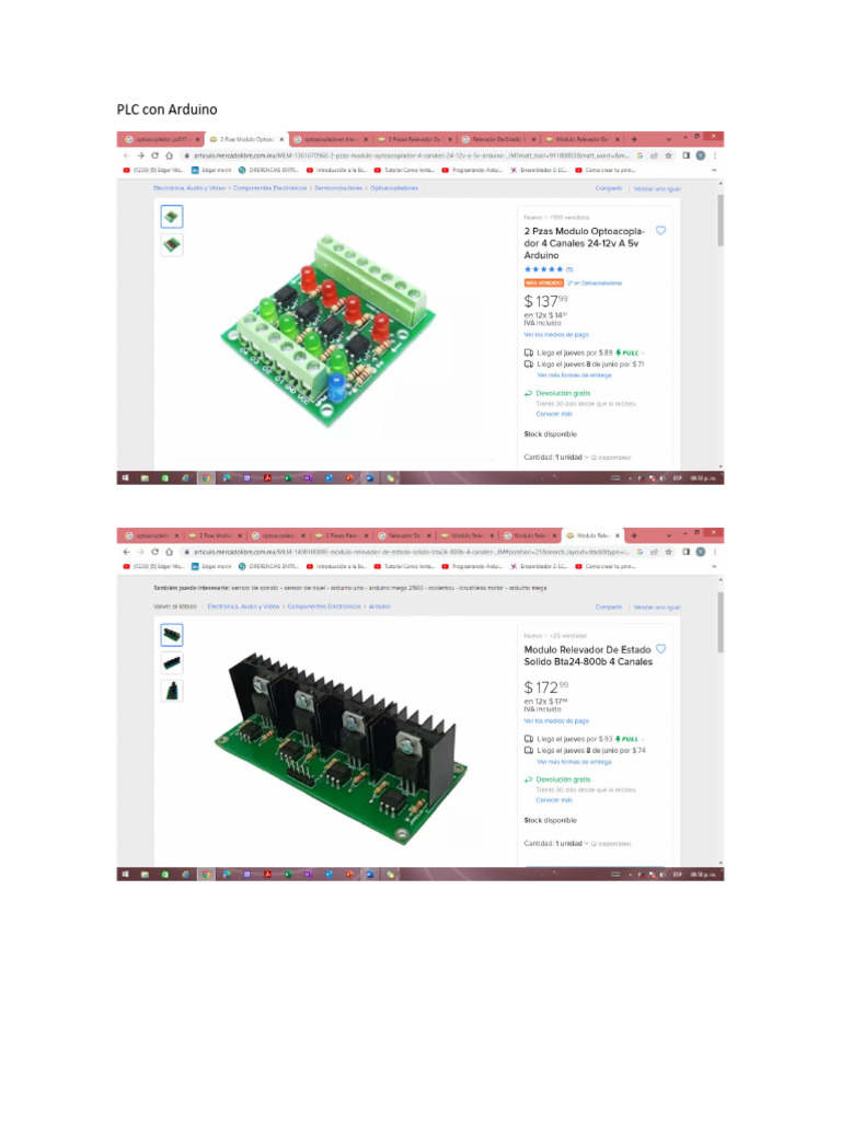 PLC Con Arduino | PDF