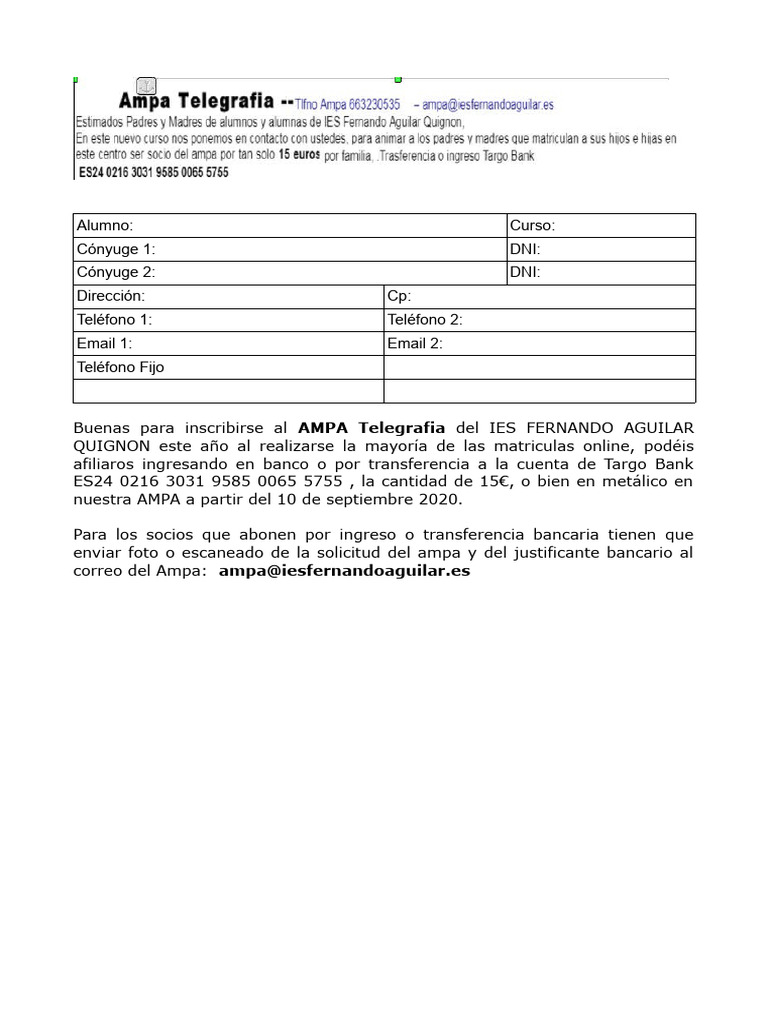 solicitud_ampa | PDF