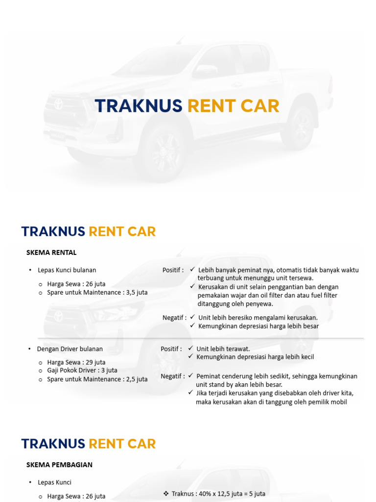 Traknus Rent Car | PDF