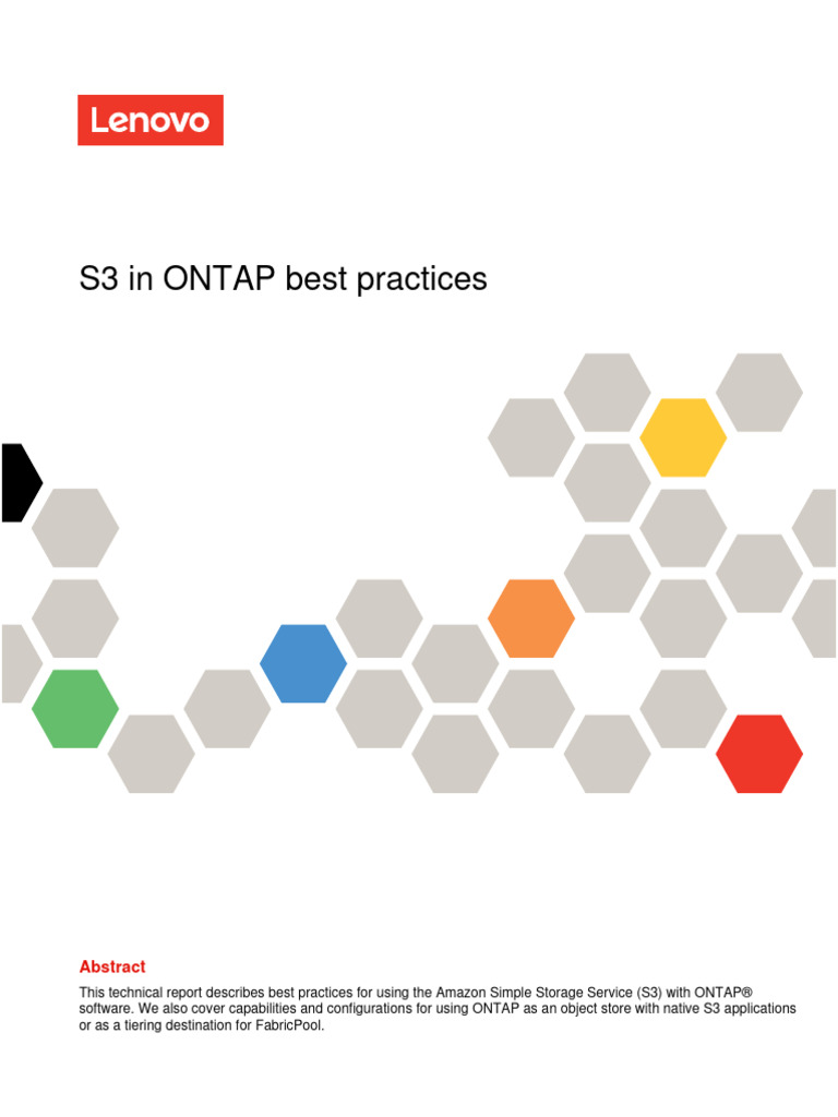 s3 in Ontap Best Practices | PDF | Public Key Certificate | Information ...