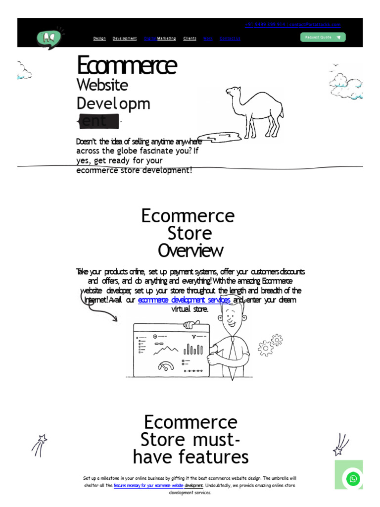 WWW Artattackk Com Ecommerce Website Development Delhi NCR | PDF | E Commerce | Computing