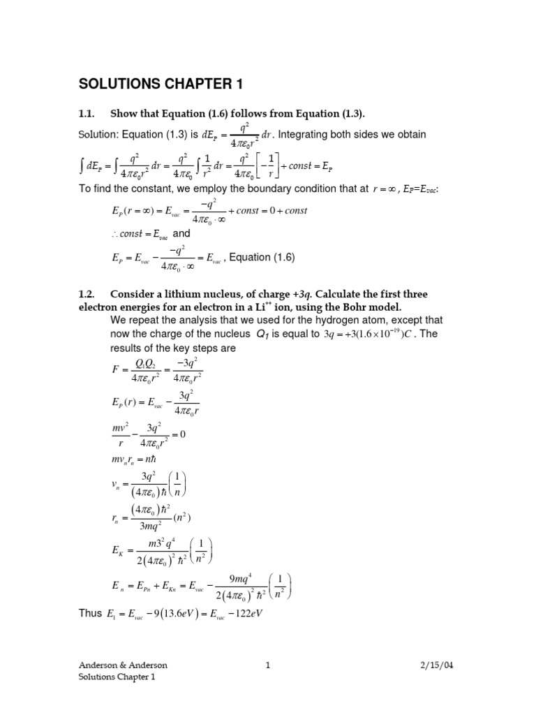 [반도체공학]Fundamentals of Semiconductor Devices Solutions | PDF | Electron Hole | Electron