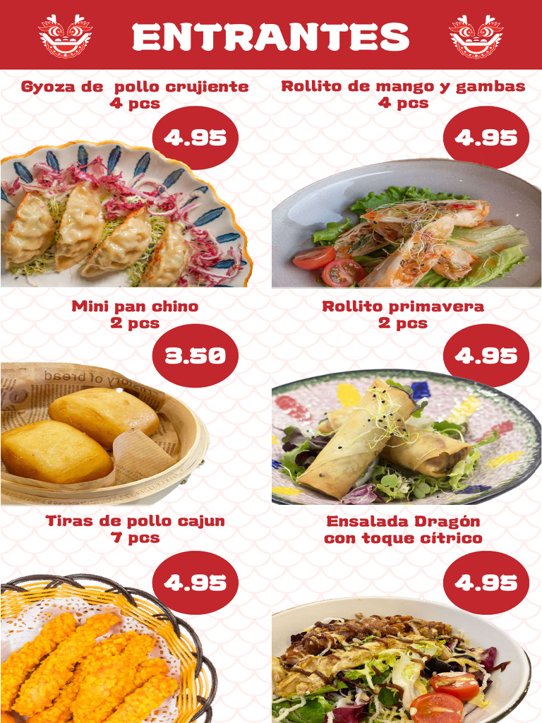Carta Dragon Express | PDF | Alimentos | Cocina