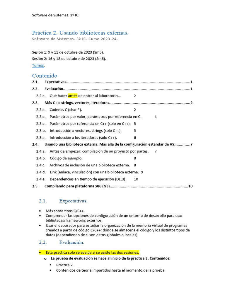 SS 050 PR 2 | PDF | Biblioteca (informática) | C