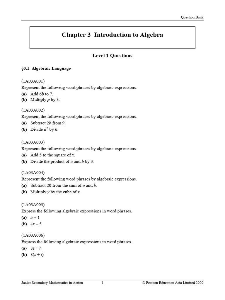 QBW 1ach03 Qs Eng | PDF | Area | Elementary Mathematics