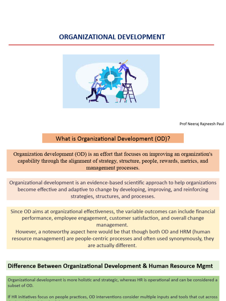 Organizational Development | PDF | Organization Development | Human ...