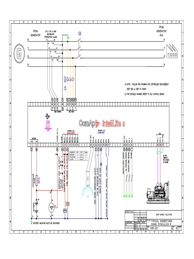 ComAp Wiring Diag | PDF