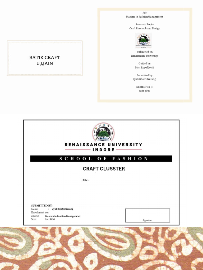 Craft Research | PDF | Dyeing | Textiles