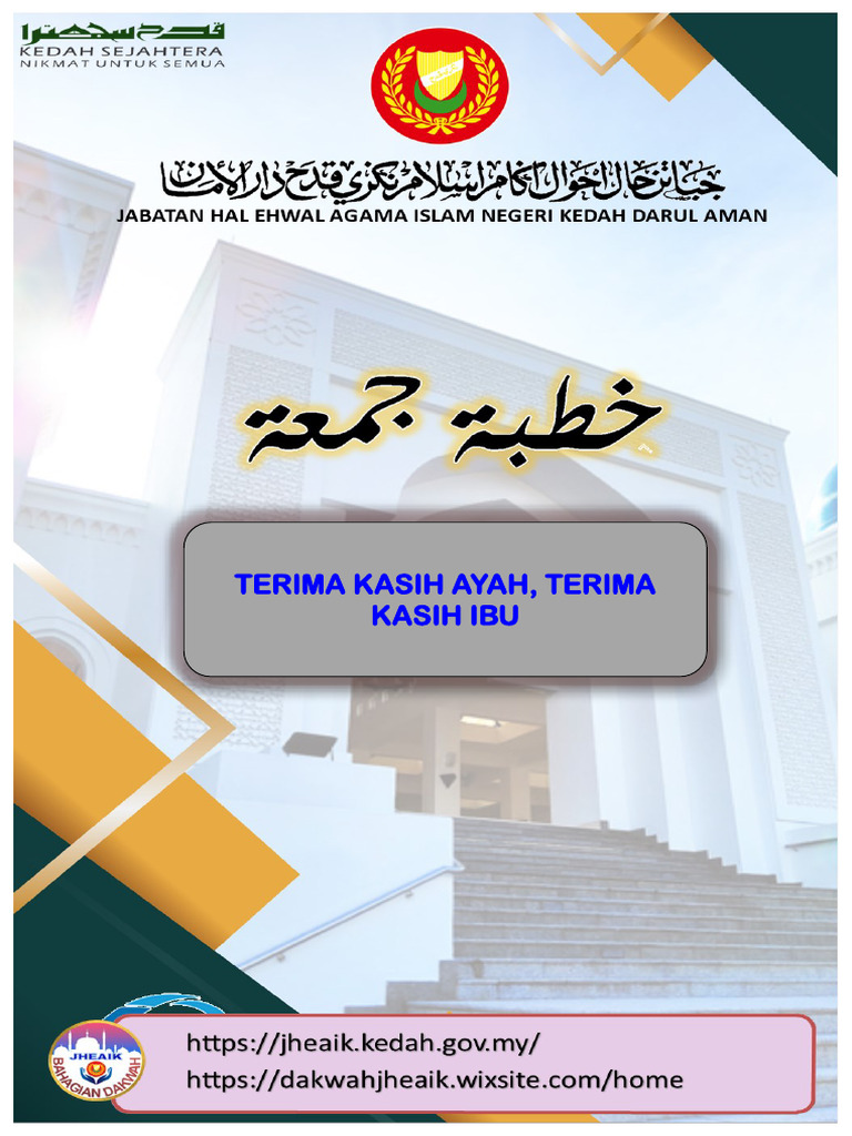 Khutbah Terima Kasih Ayah Ibu Tahun 2023 Rumi Pdf
