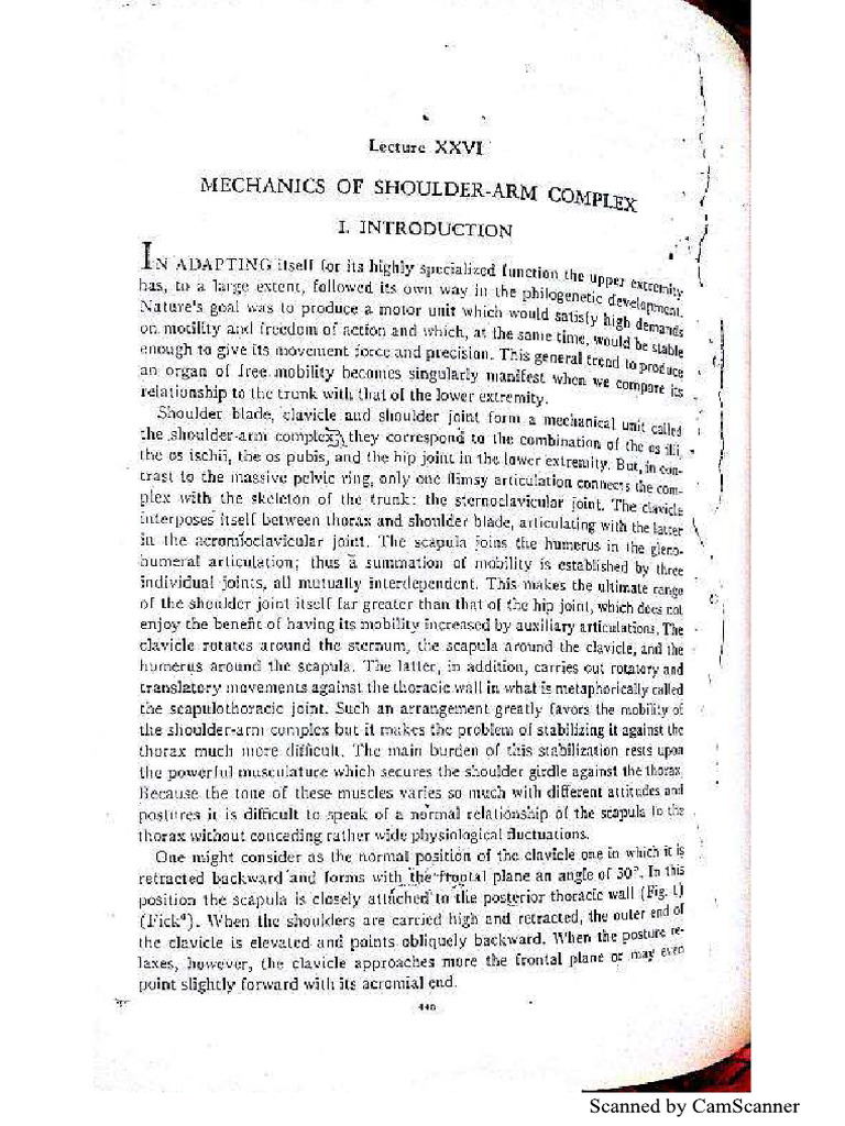 Upper Extremity Pathomechanics | PDF