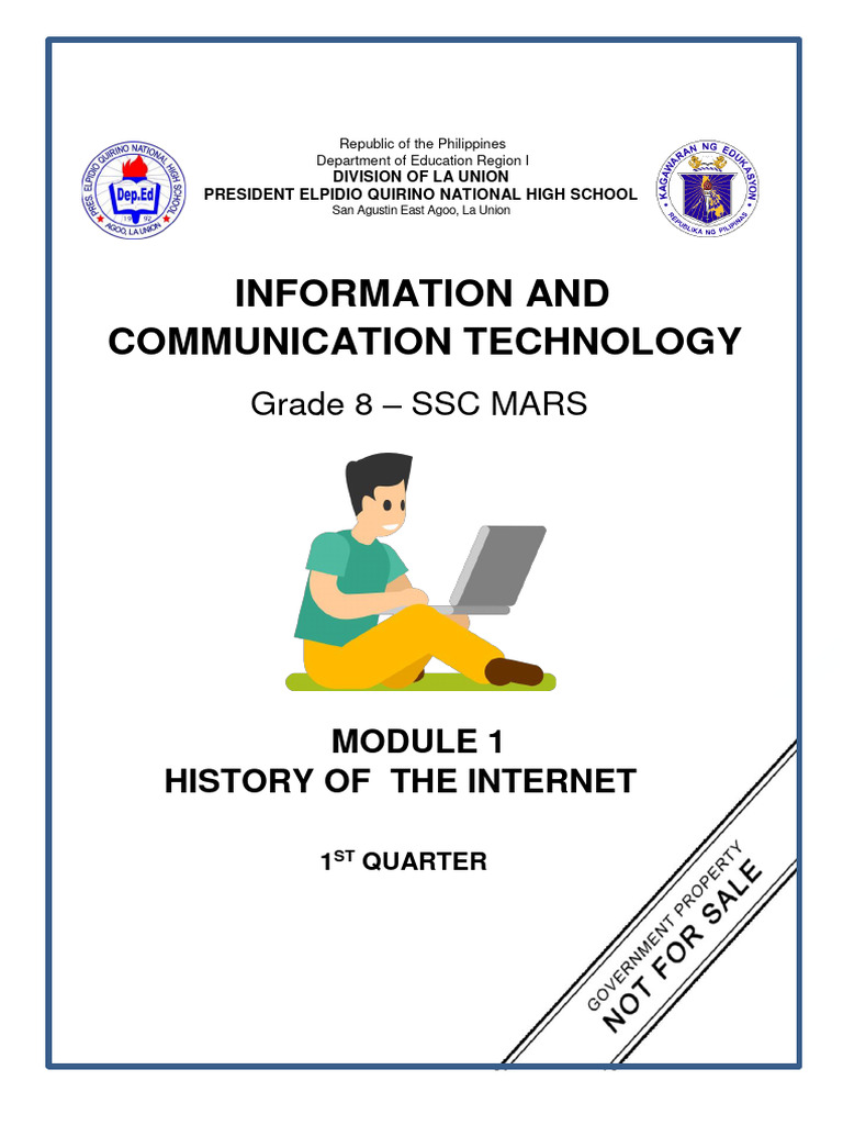 Ste Ict 8 Module 1 Q1 LC | PDF | Internet | Internet Protocol Suite