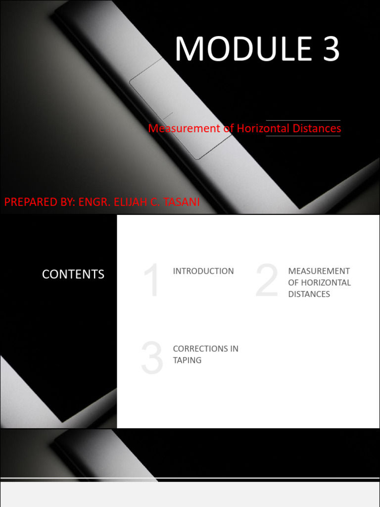 Module 3 Part 1 - 202310061319 | PDF | Surveying | Geometric Measurement Module 3 Part 1 - 202310061319 | PDF | Surveying | Geometric Measurement