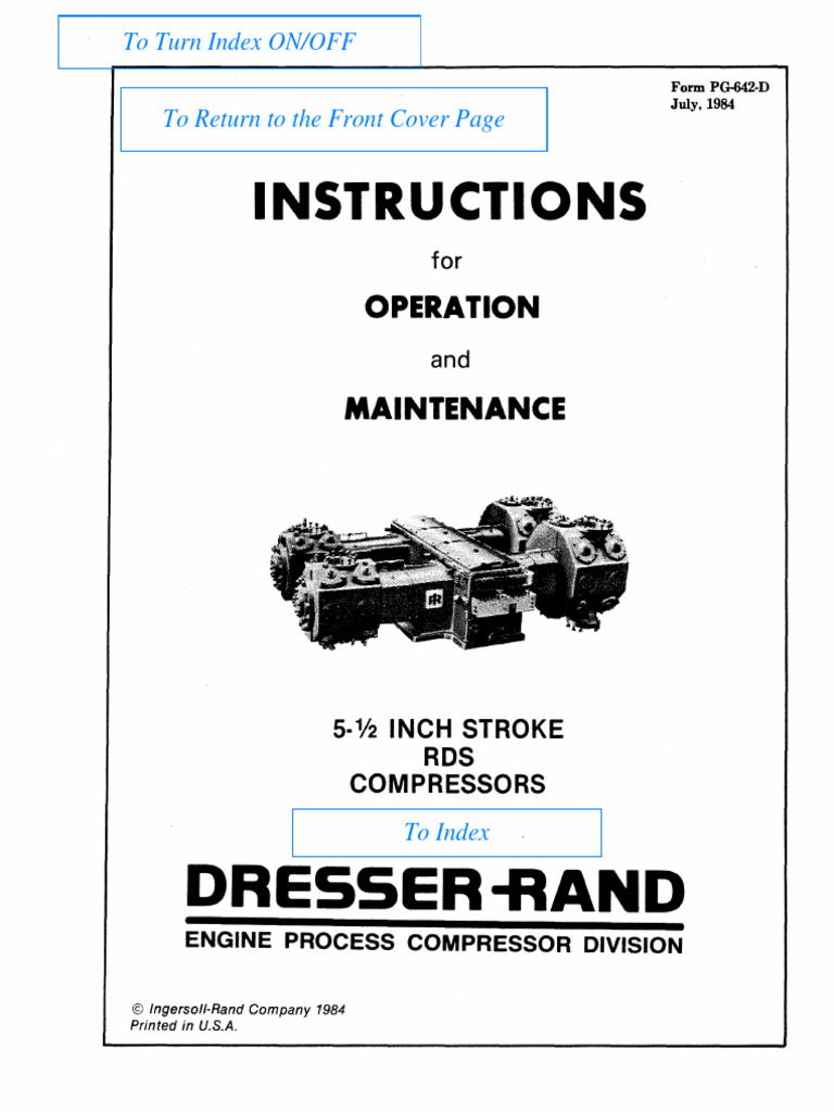 RDS Manual | PDF | Piston | Screw