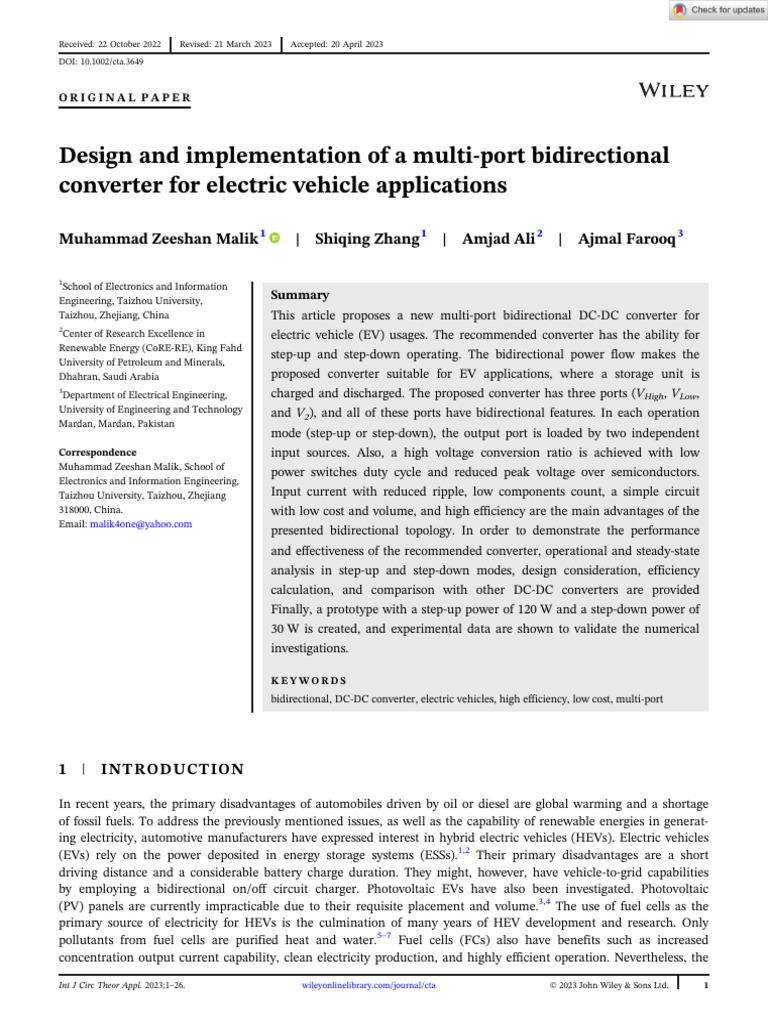 Circuit Theory Apps 2023 Malik Design And Implementation Of A