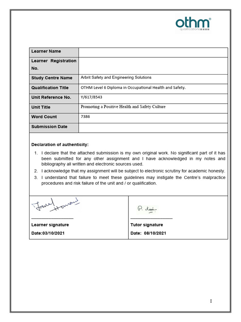 Unit 04 | PDF | Occupational Safety And Health | Safety