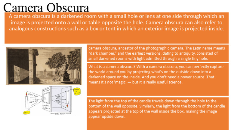 Camera Obscura | PDF
