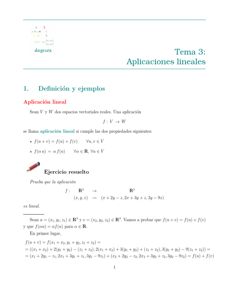 7 - Tema 4 - Algebra | PDF