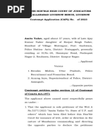 Contempt Petition Format | PDF | Contempt Of Court | Affidavit