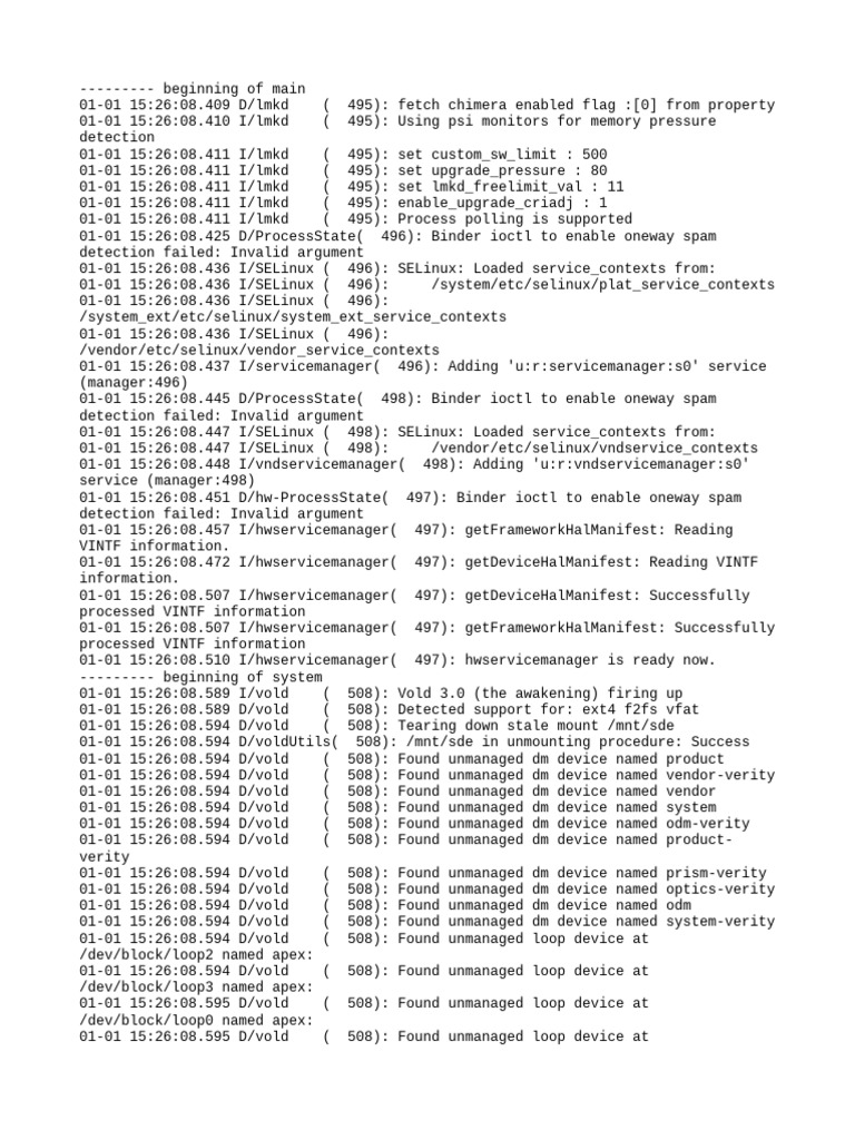 Logcat Home Fota Update Log | PDF
