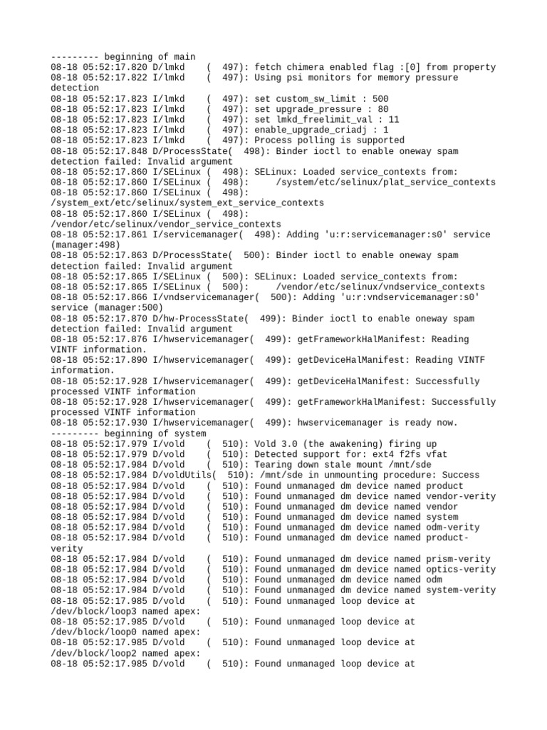 Logcat Csc Update Log Pdf Technology And Engineering