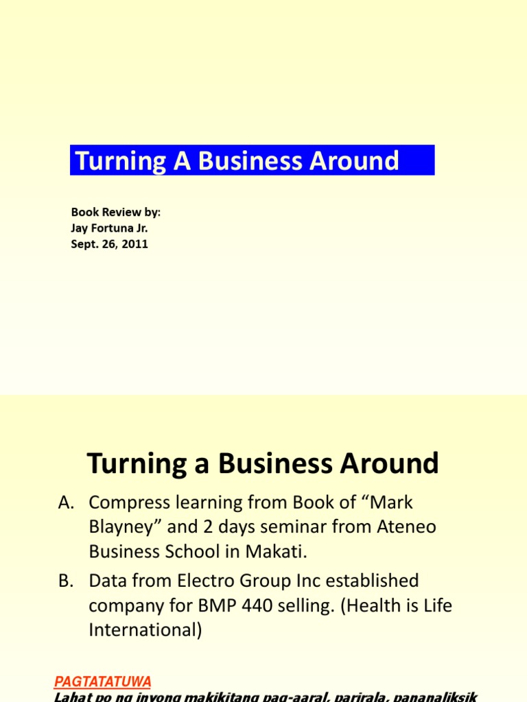Family Business Turnaround Strategies | PDF | Strategic Management ...