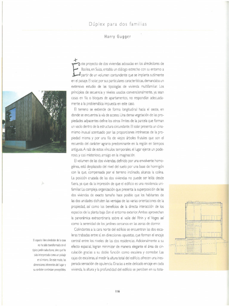 16-Harry Gugger-1996 Dúplex para Dos Familias-Suiza | PDF