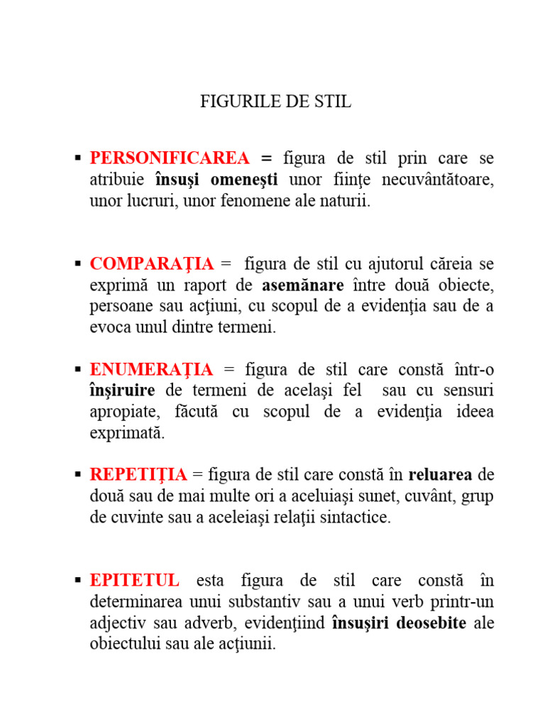 Figurile de Stil | PDF