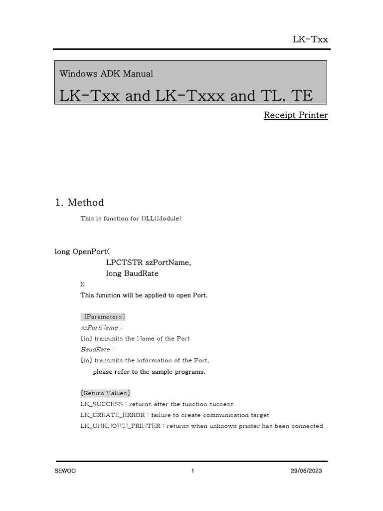 LK-TXX API Guide - English | PDF | Qr Code | Barcode LK-TXX API Guide - English | PDF | Qr Code | Barcode