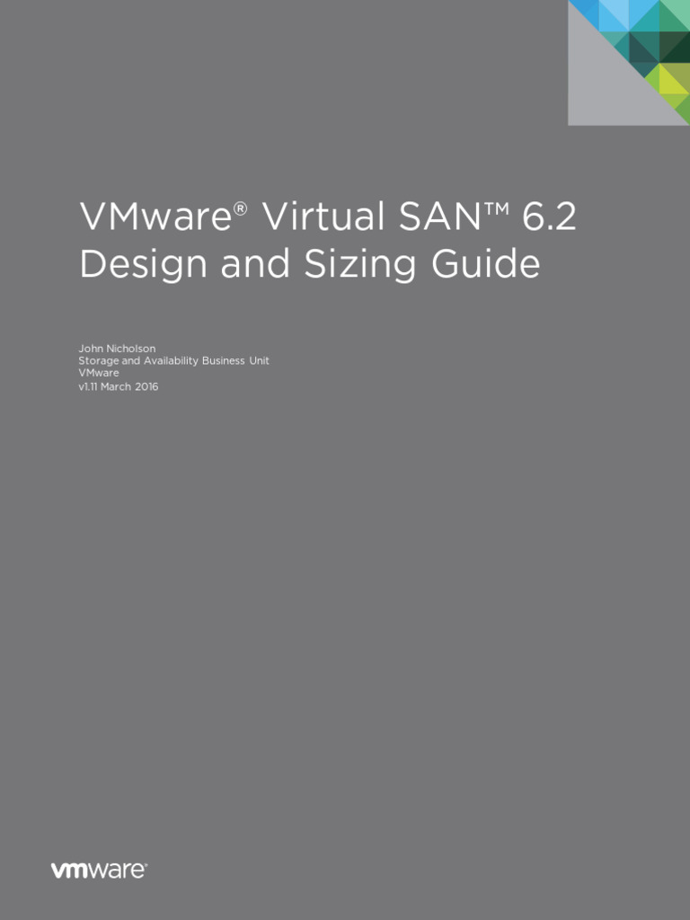 VMware® vSAN™ Design and Sizing Guide ( PDFDrive ) | PDF | Solid State ...