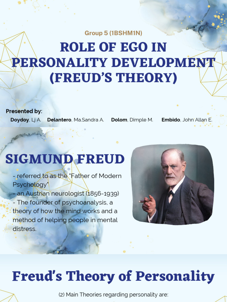 Ego's Role in Personality Development | PDF | Id | Psychology