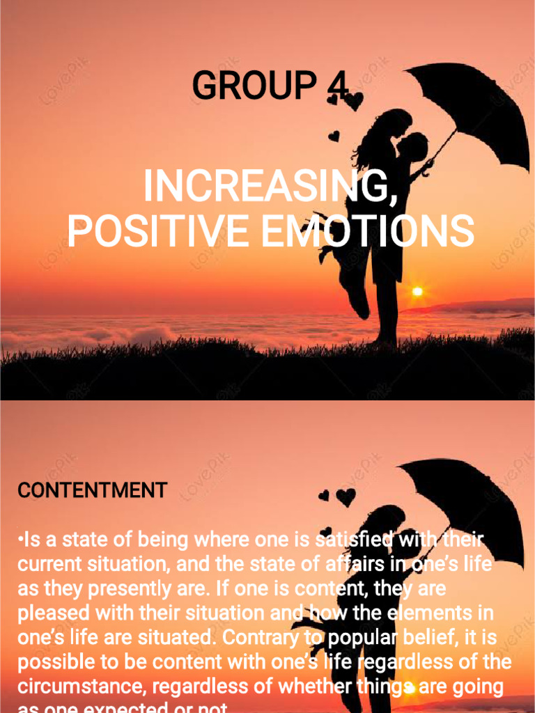 Increasing Positive Emotions | Download Free PDF | Gratitude | Altruism