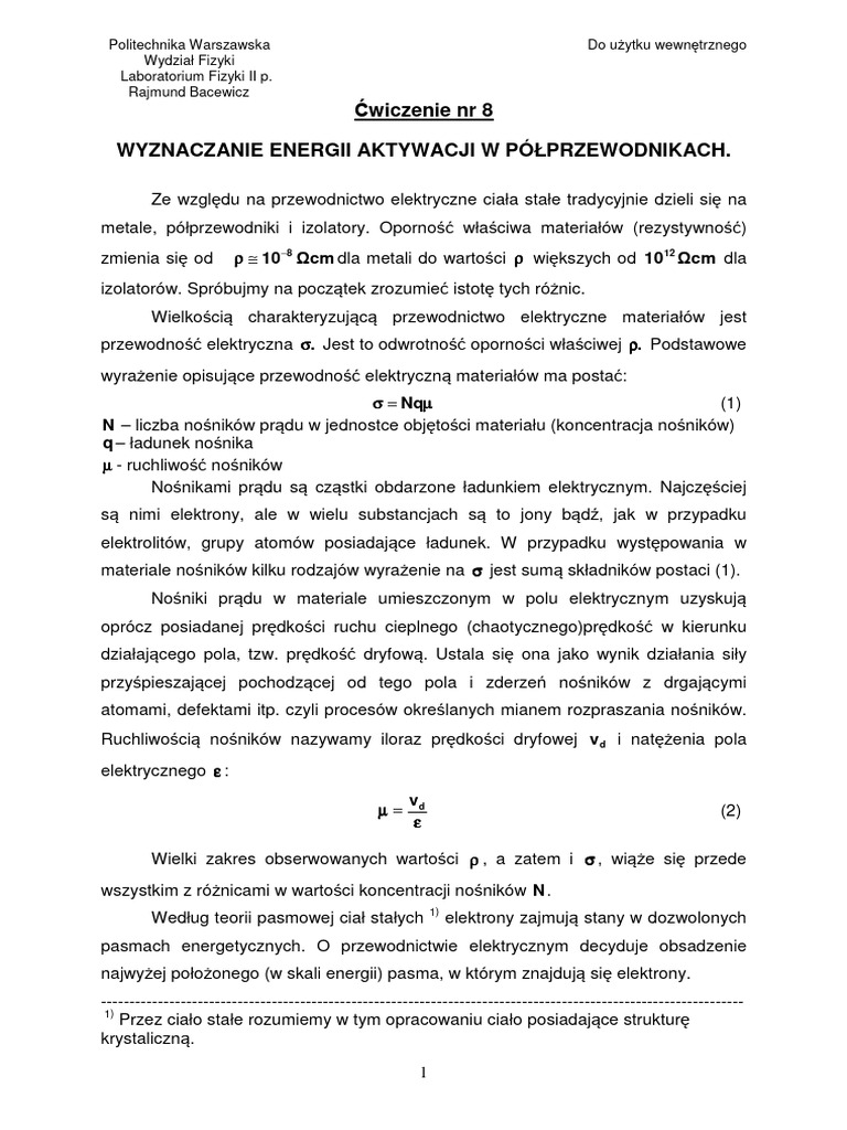 Ćwiczenie NR 8 | PDF