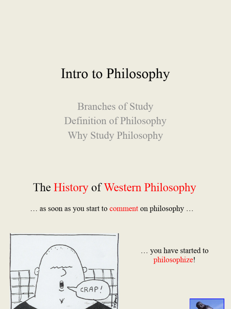 Vdocuments - MX - Intro To Philosophy Branches of Study Definition of ...