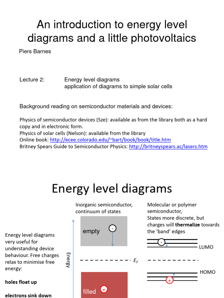 PB - Device Physics 2022 Lecture 2 | PDF