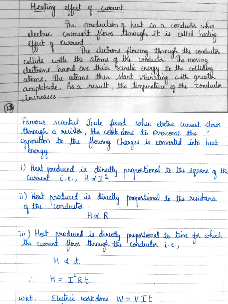 Heating Effects of Electric Current | PDF | Lighting | Electrical ... Heating Effects of Electric Current | PDF | Lighting | Electrical ...