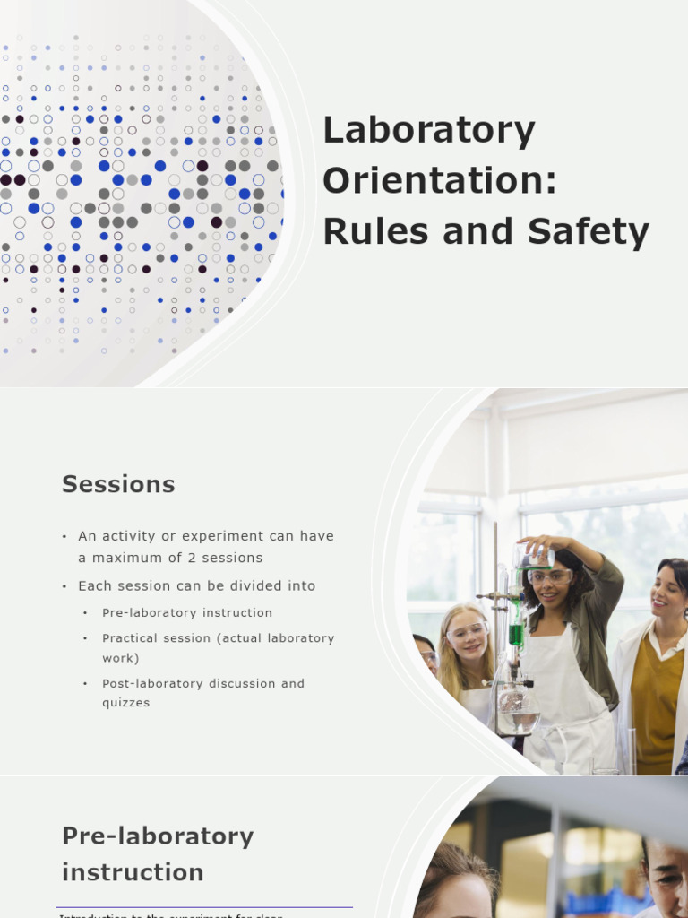 Laboratory Orientation | Download Free PDF | Safety | Occupational ...