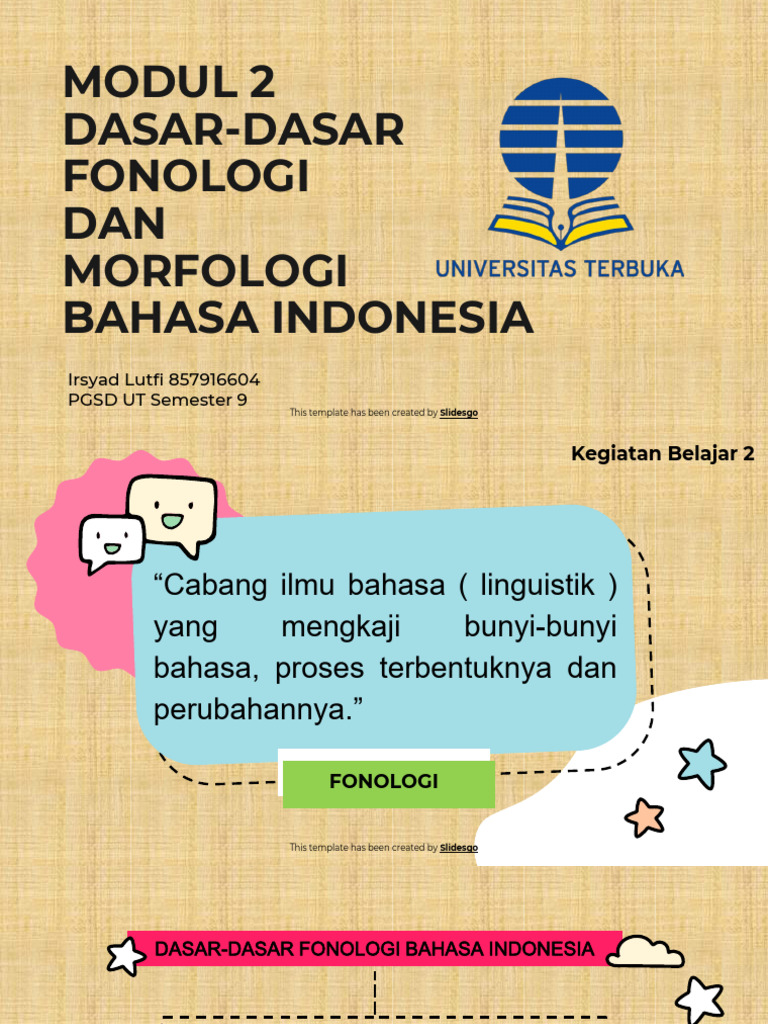 Fonologi | PDF | Seni & Disiplin Bahasa