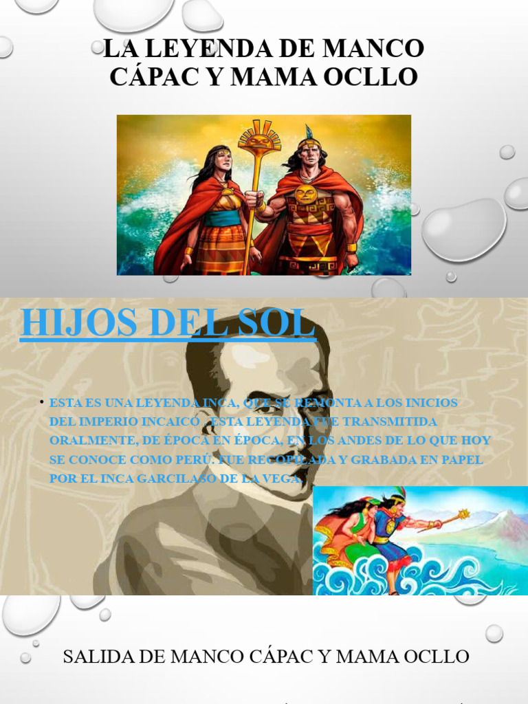 Leyenda Inca: Manco Cápac y Mama Ocllo | PDF