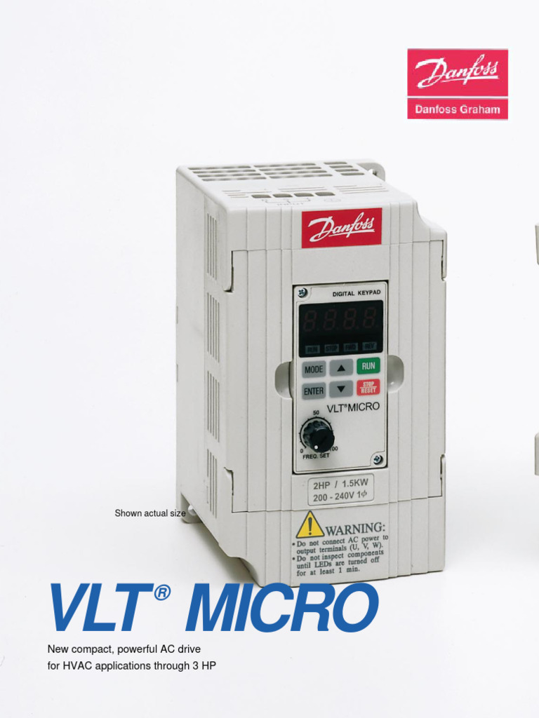 VLT Micro Data | PDF | Electric Motor | Alternating Current