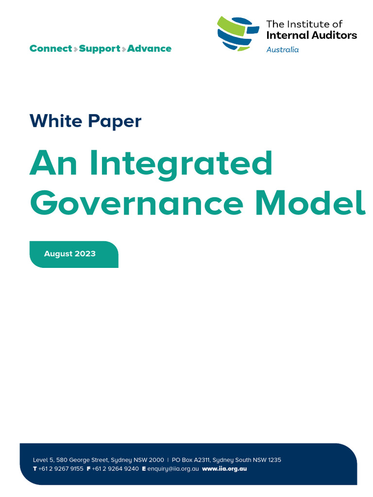 An Integrated Governance Model | PDF | Internal Audit | Governance