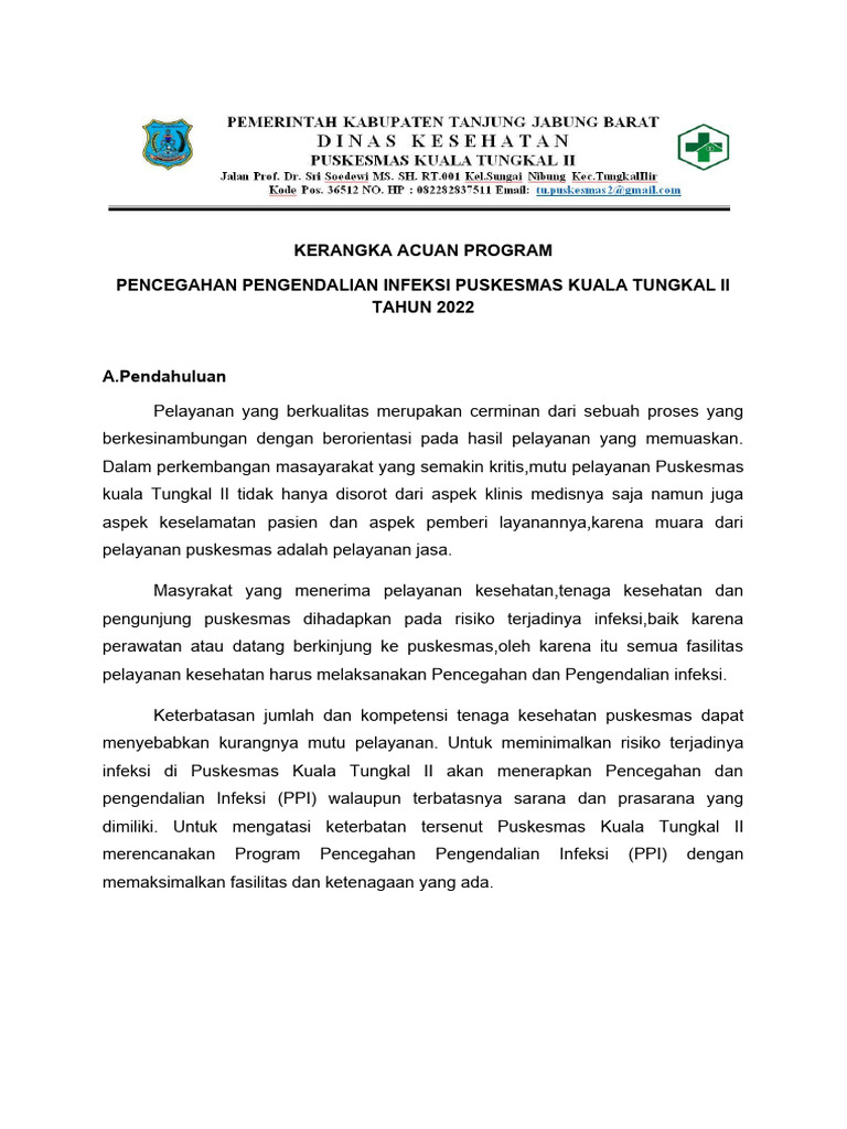 Kerangka Acuan Ppi PKM Ii 2023 | PDF