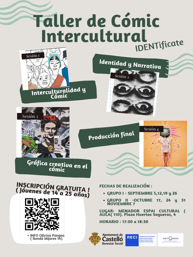 Cartel Taller de Cómic Intercultural | PDF