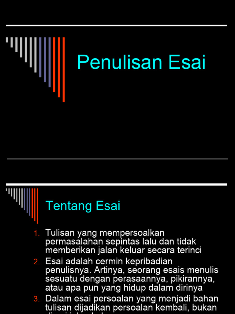 Menulis Esai PPT | PDF